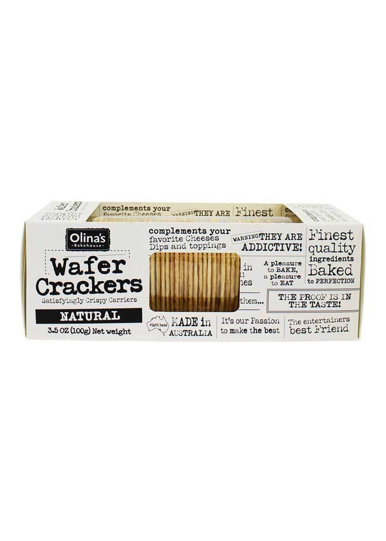 OLINA'S Natural Wafer Crackers – Howden Market