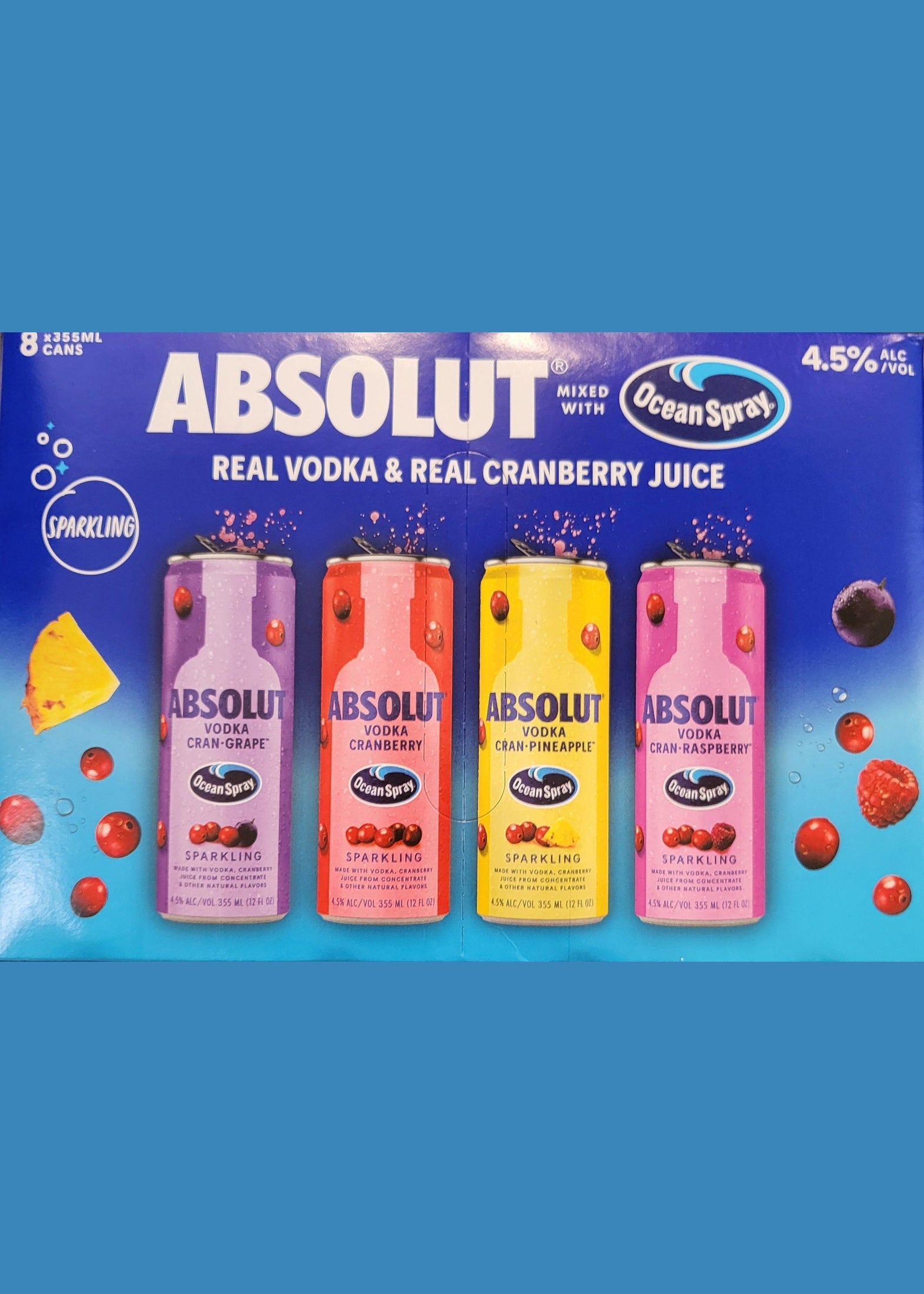 ABSOLUT Vodka Cranberry Variety Pack – Howden Market