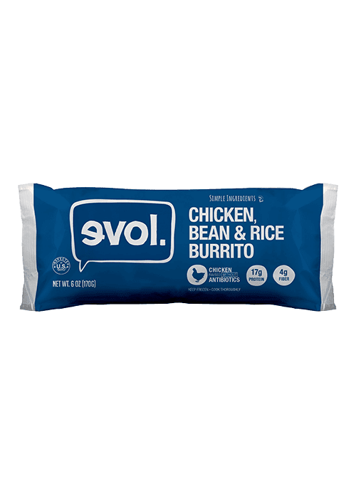 EVOL Chicken, Beans & Rice Burrito – Howden Market